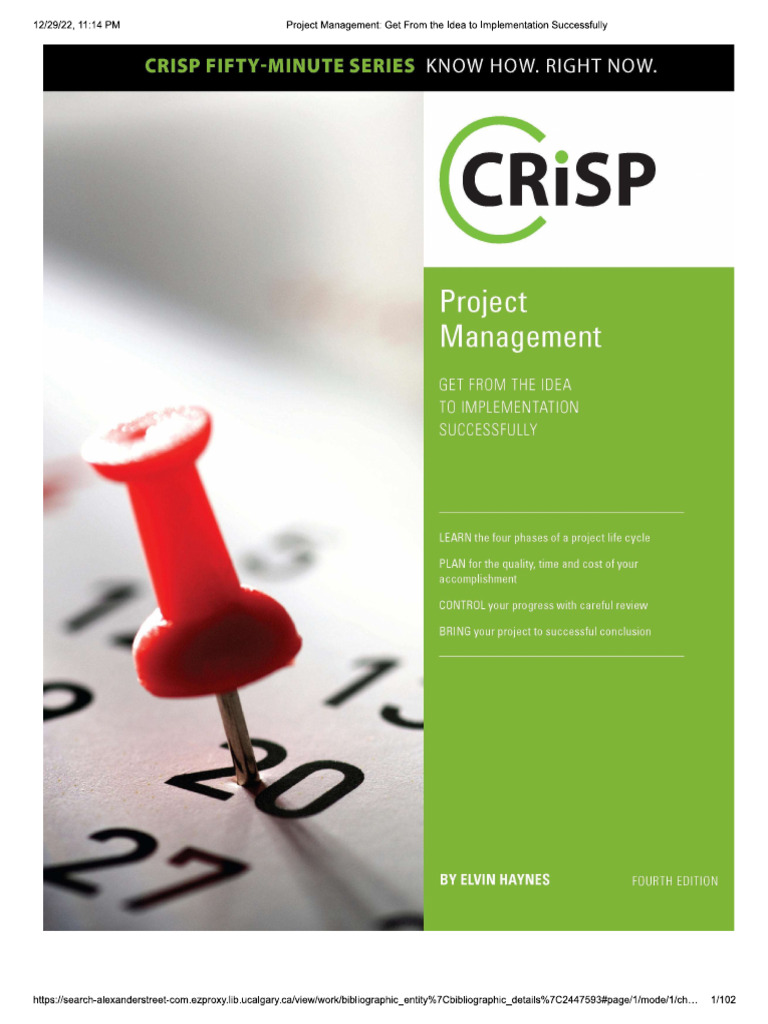 Book - Crisp 50 Minute Series | PDF