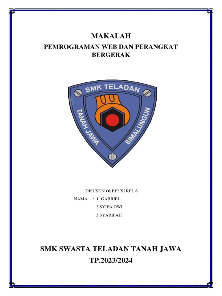 Pemrograman Web Dan Perangkat Bergerak | PDF | Bisnis