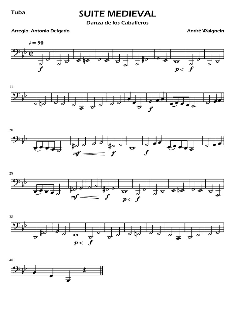 SUITE_MEDIEVAL-Tuba | PDF