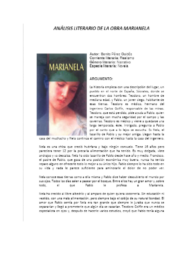 Marianela | PDF