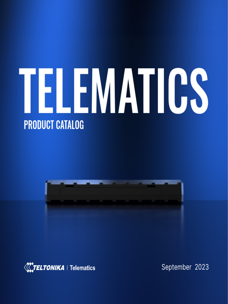 Fleet Telematics Product Catalog | PDF | Bluetooth | Electrical Connector