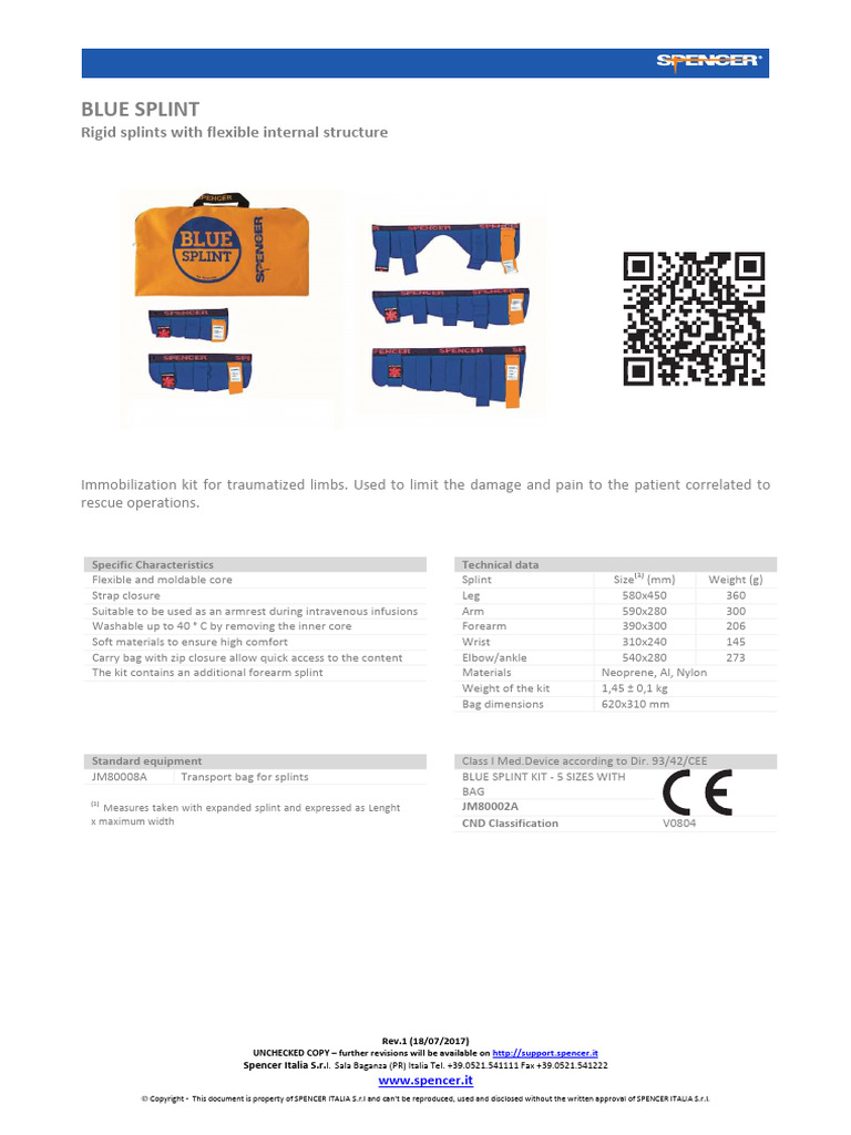 Ferulas Blue Splint | PDF