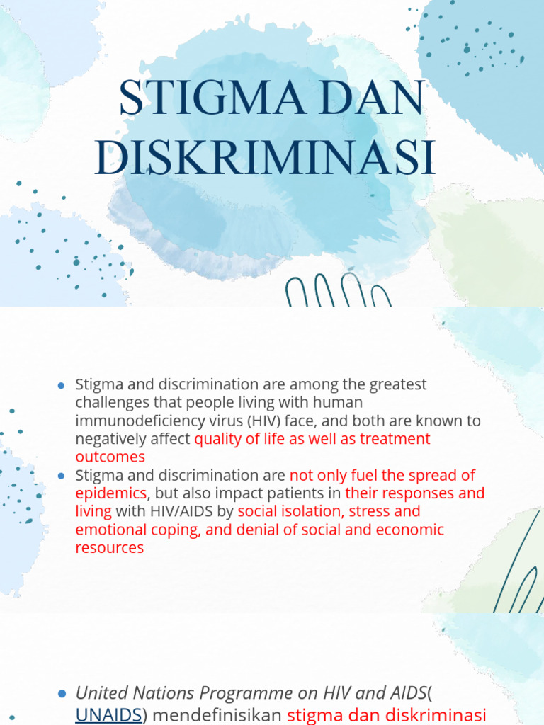 Understanding HIV Stigma and Discrimination | PDF | Social Stigma | Hiv ...