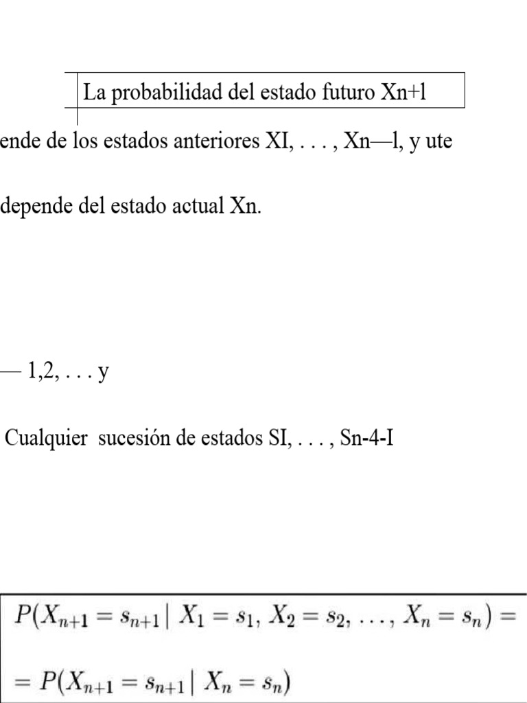Act 2 Tema 4 | PDF | Cadena Markov | Objetos matemáticos