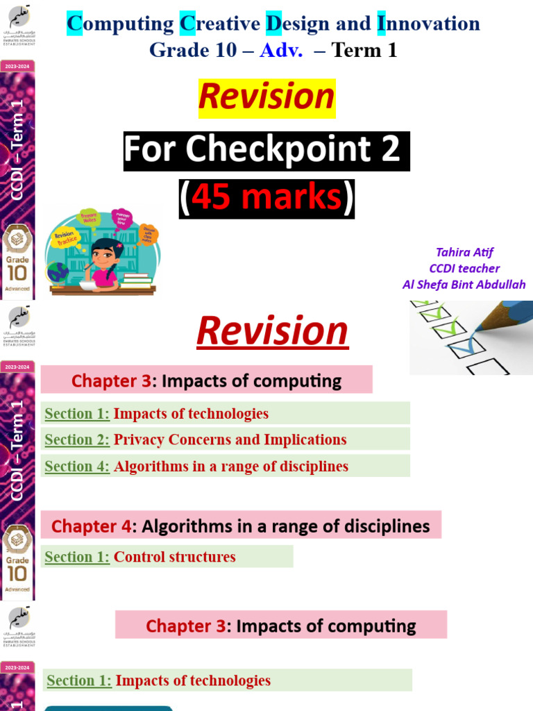 10Adv-Revision CP2-T1-2023-2024 | PDF | Artificial Intelligence | Intelligence (AI) & Semantics