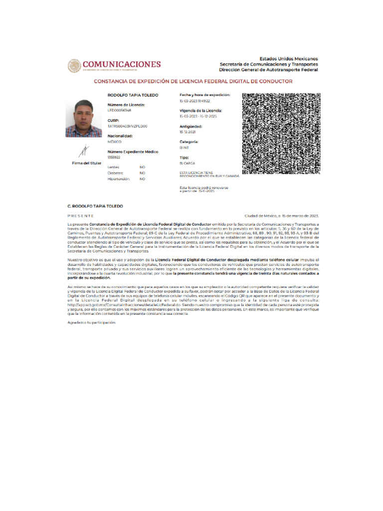 Doct Rodolfo Tapia Loredo | PDF