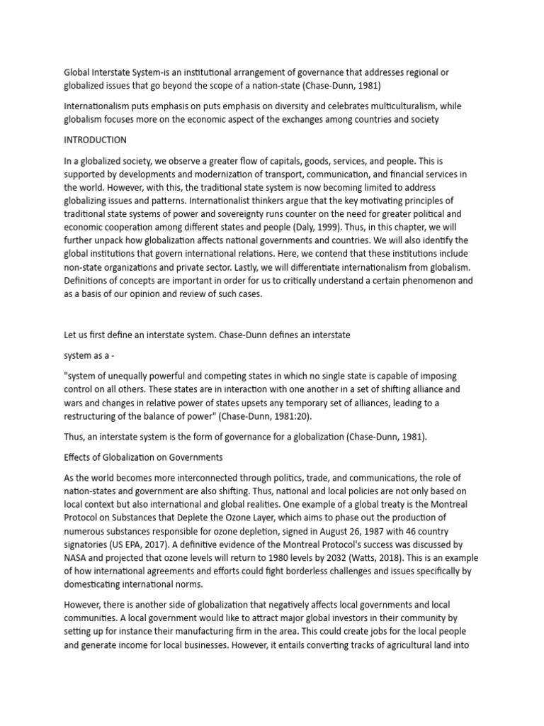 Lesson 4 - Contemporary World | PDF | Globalization | World Bank