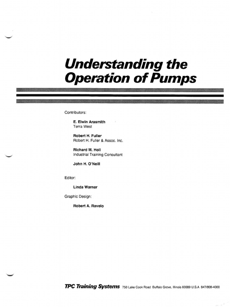 305-Understanding the Operation of Pumps Missing Pages 139-140 | PDF ...