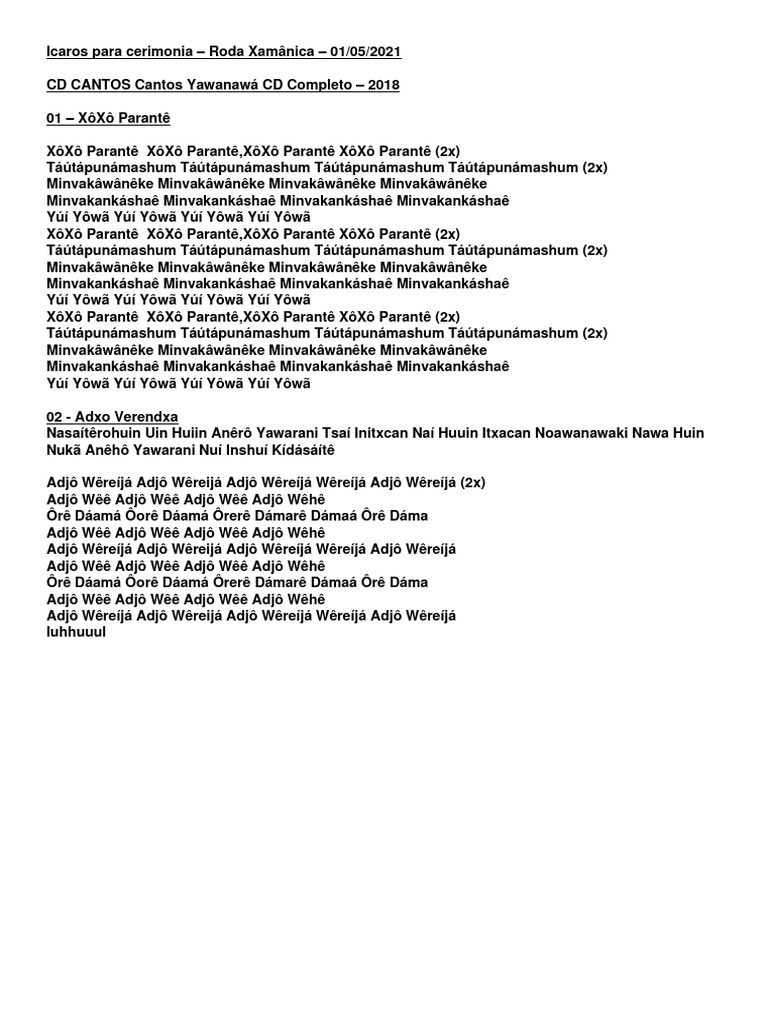 Rezos Cerimonias | PDF