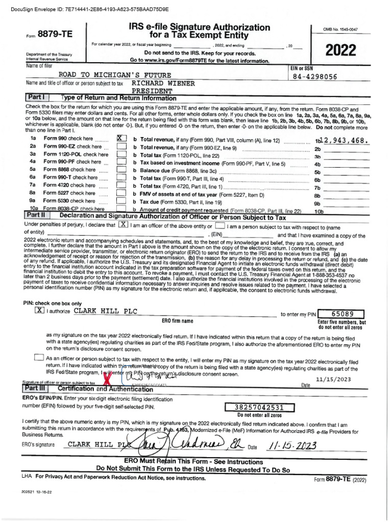 Tax-Exempt Entity e-File Guide | PDF | Irs Tax Forms | Internal Revenue ...