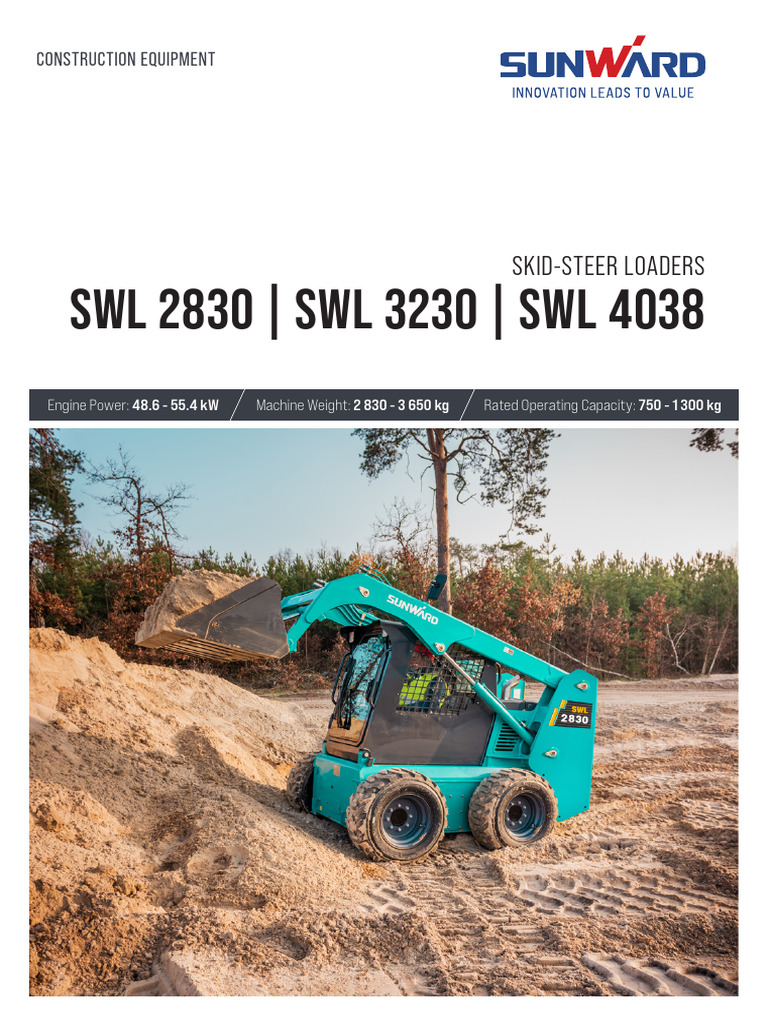 Sunward SKID SWL EN Popr1 | Download Free PDF | Loader (Equipment ...