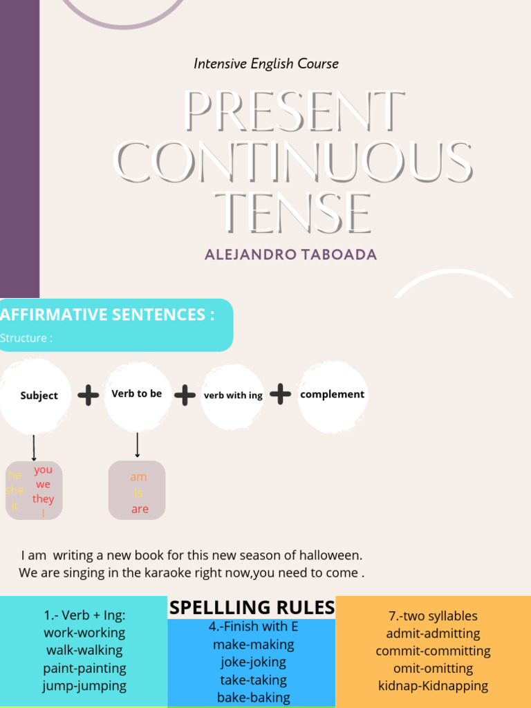 Intensive English Course | PDF | English Language | Verb