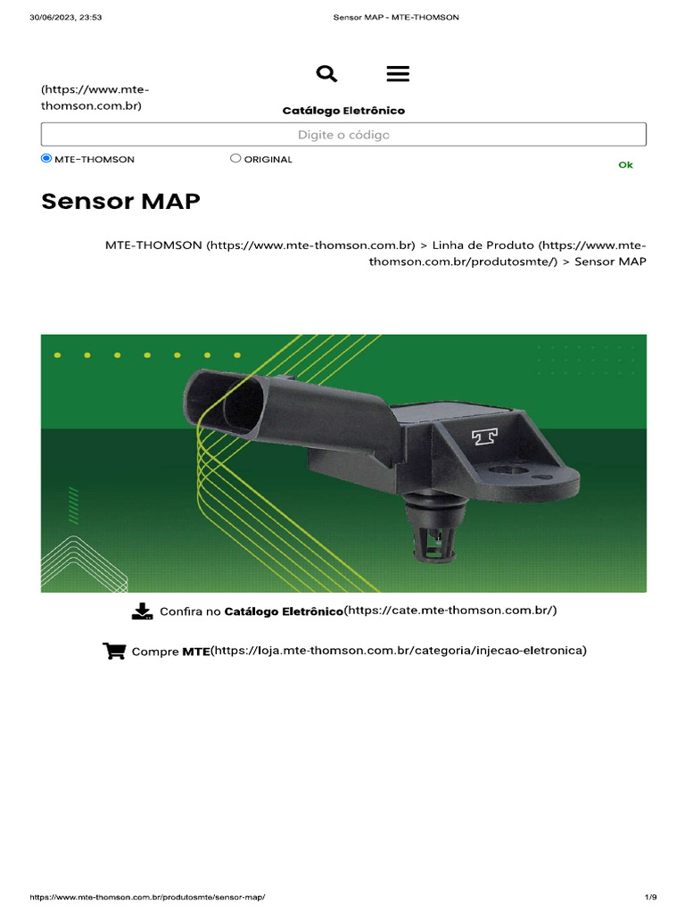 Sensor Map | PDF