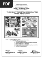 TLE G 10 Quarter 2 Module 1 Cookery Lesson 1 Prepare Vegetable Dishes ...