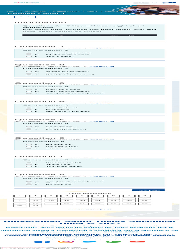 Questionnaire "People" (Page 1 of 5) | PDF