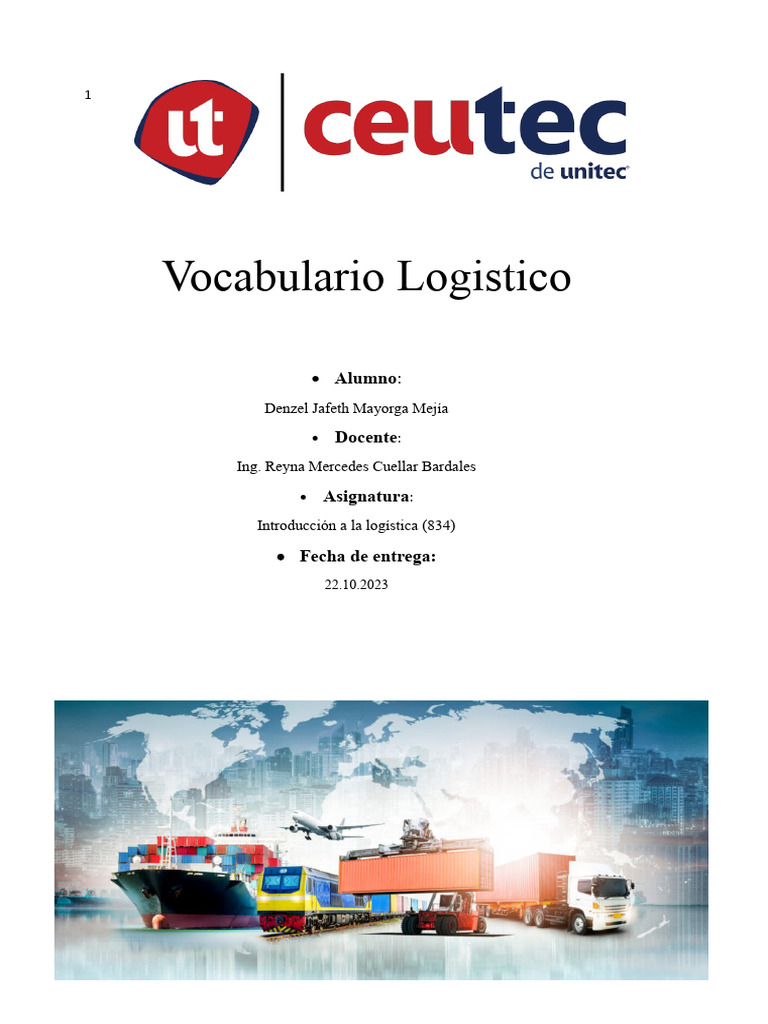 Glosario de Términos Logísticos | PDF | Outsourcing | El comercio ...