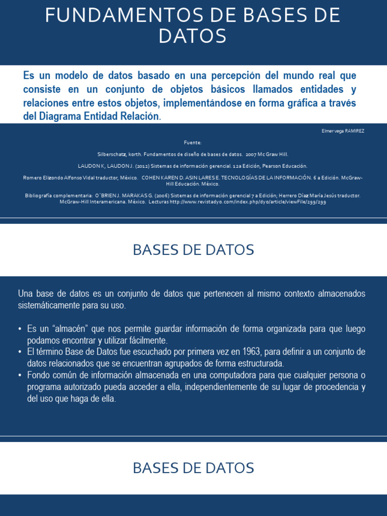 Bases de Datos | PDF | Bases de datos | Informática