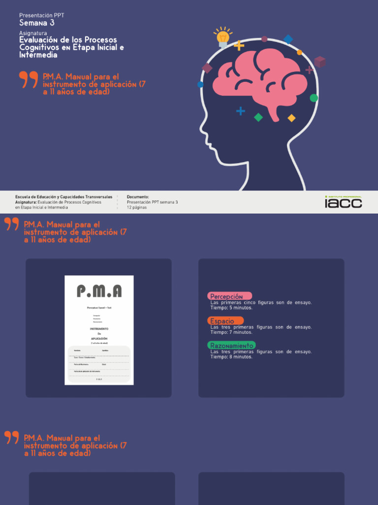 S3 PPT Semana 3 - PMA 7 A 11 Años para Carga | PDF