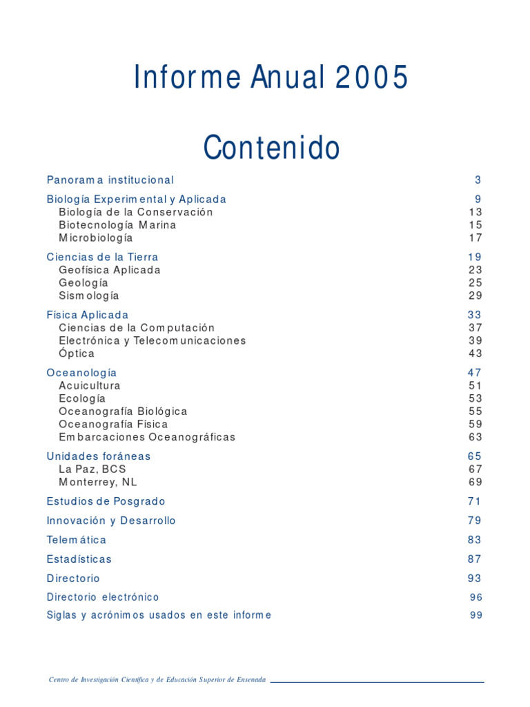 Informe 2005 | PDF