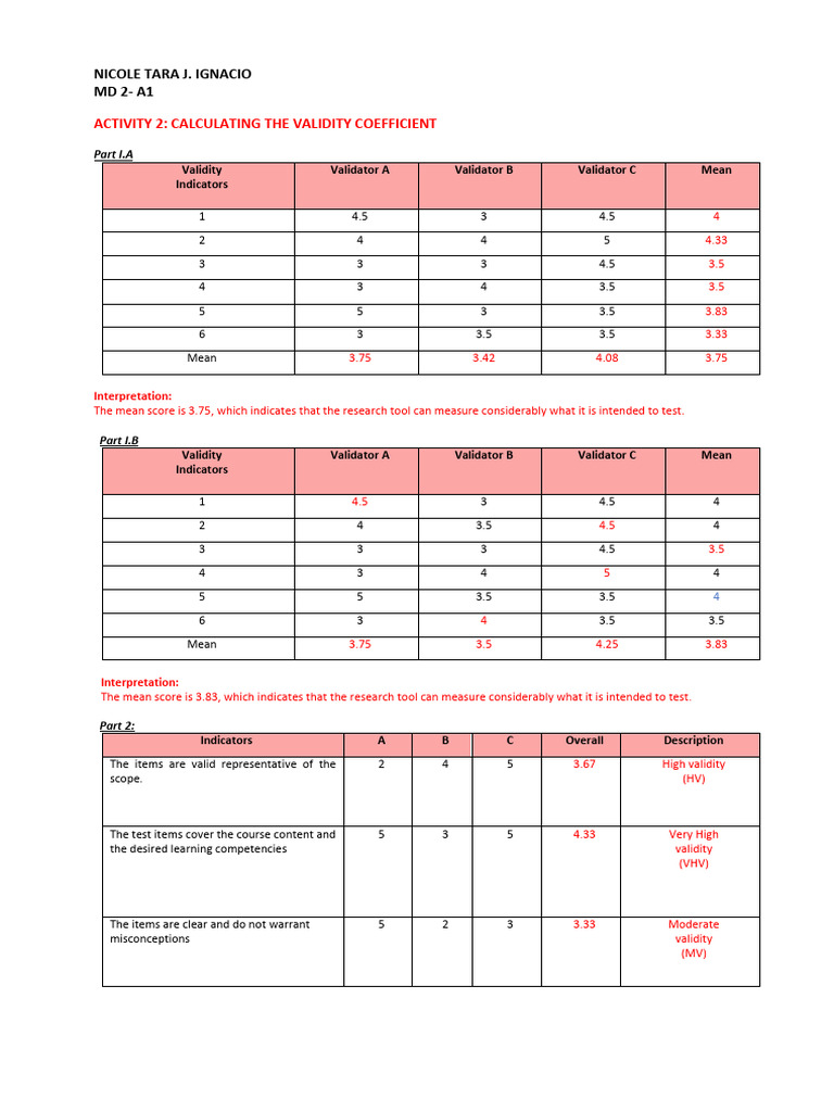 Calculating-the-Validity-Coefficient-Ignacio | PDF | Validity ...