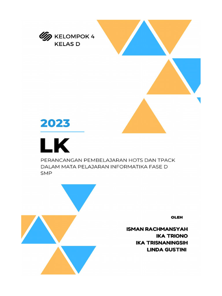 LK Perangkat Pembelajaran Kel.4 Kelas D | PDF