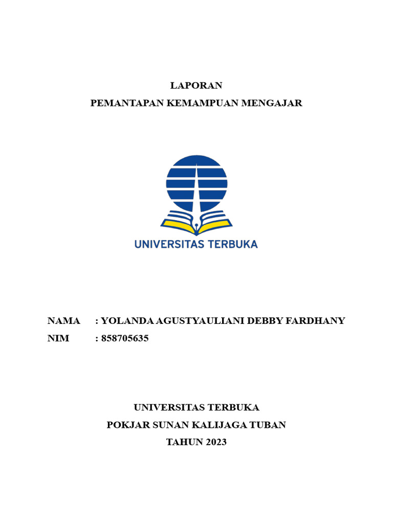 Contoh Laporan PKM | PDF