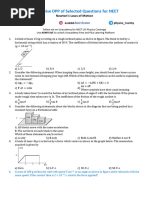 Kinematics 2D (Projectile Motion) - NEET Previous Year Question With Complete Solution | PDF ...