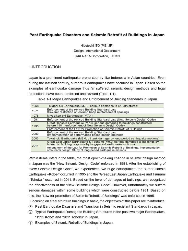 02 - Hidetoshi ITO - Key-Note - Sppech | PDF | Earthquakes | Geophysics