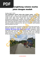 Strip Map Ruas Jalan dan Kondisi Perkerasan | PDF
