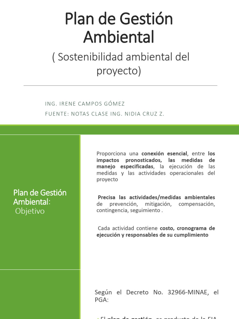 Tema 7 PGA de Los EIA-2-2022 | PDF | Riesgo | Evaluación de impacto ambiental