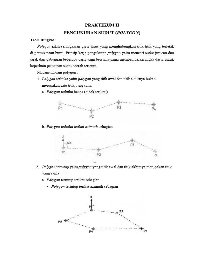 PRAKTIKUM Polygon | PDF | Metode & Bahan Ajar