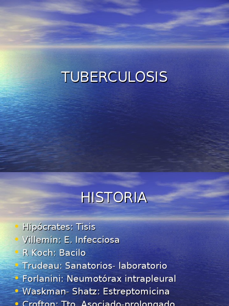 Tuberculosis | PDF | Tuberculosis | Salud pública