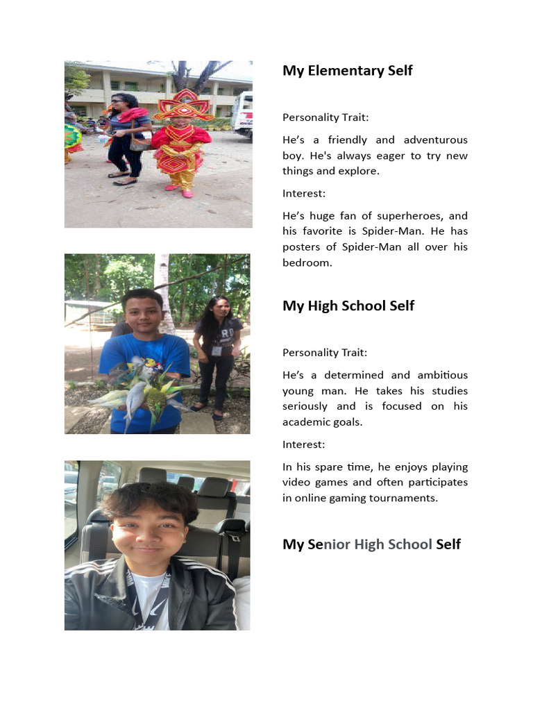My Elementary Self | PDF