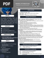 Contoh CV Akuntansi dan Keuangan | PDF
