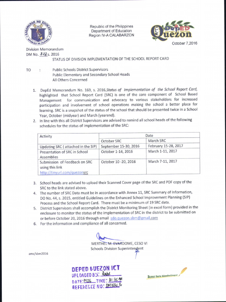 DM323-16 Division SRC Report | PDF