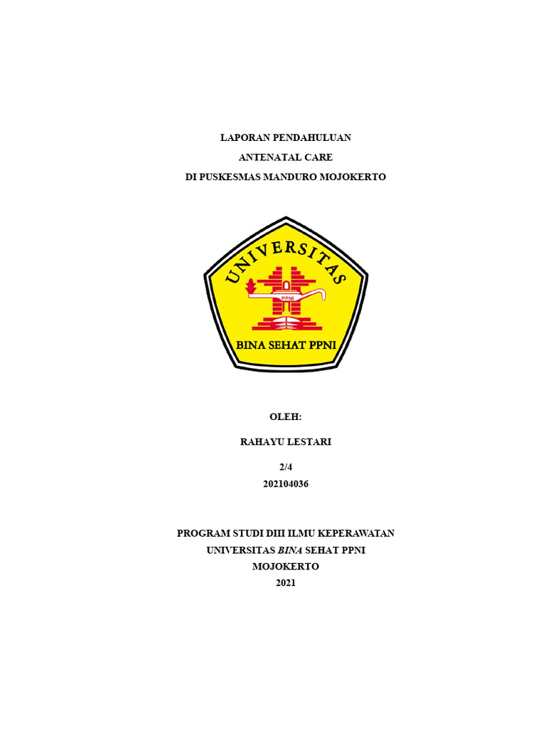 LP Anc | PDF | Kesehatan Holistik