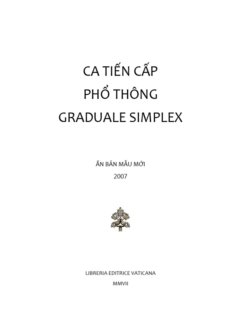 Graduale Simplex - Tieng Viet 2017 | PDF