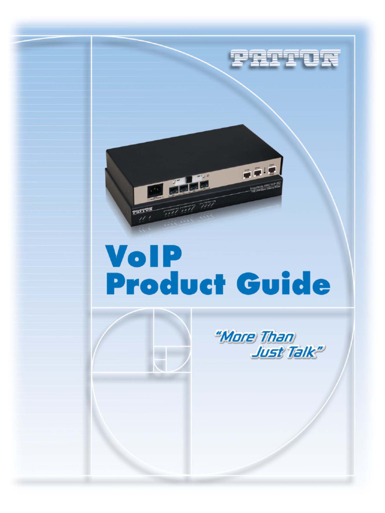 VoIP Product Guide | PDF | Voice Over Ip | Session Initiation Protocol