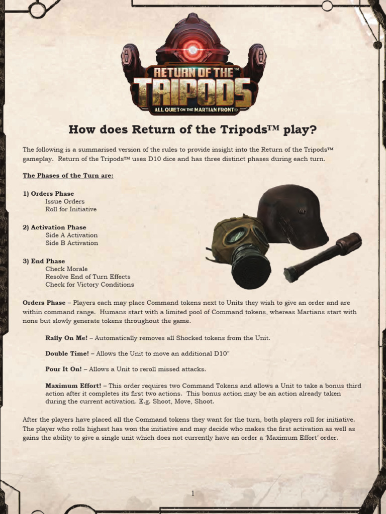 Quick Start Rules PDF | PDF | Tanks | Military