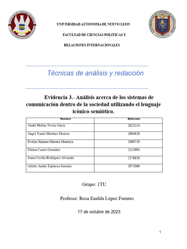 Eq Ev3 Tar | PDF | Comunicación | Imagen