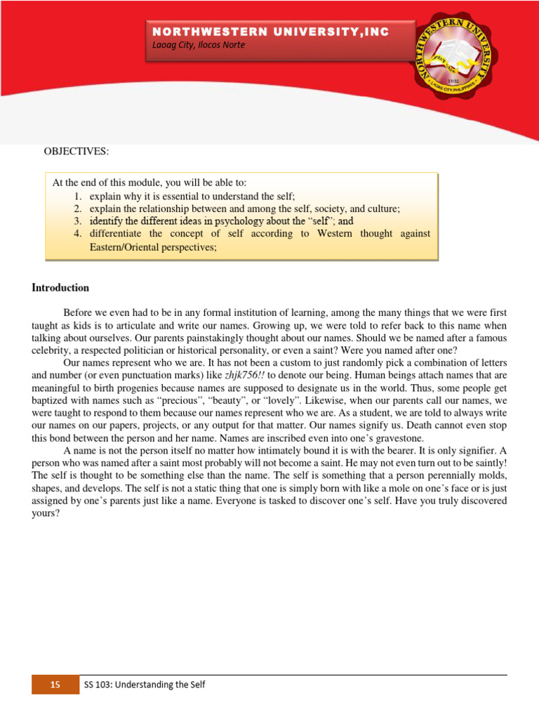 Module 1 Unit 1 | PDF | Id | Unconscious Mind