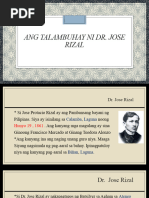 Saan Binaril Si Jose Rizal | PDF