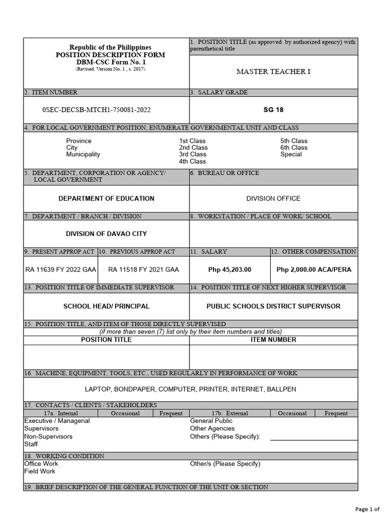 Reclass PDF MT I To MT III Elementary 6.11.21 | PDF | Teachers | Curriculum