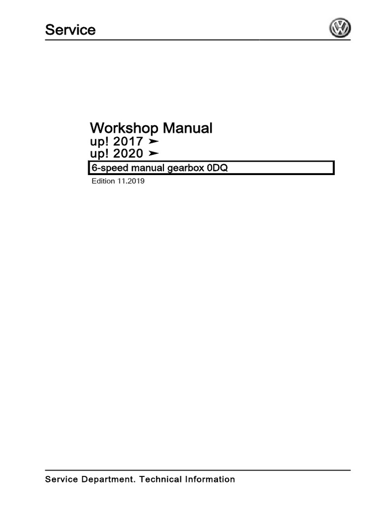 6 Speed Manual Gearbox 0dq Repair Eng | PDF | Manual Transmission | Clutch