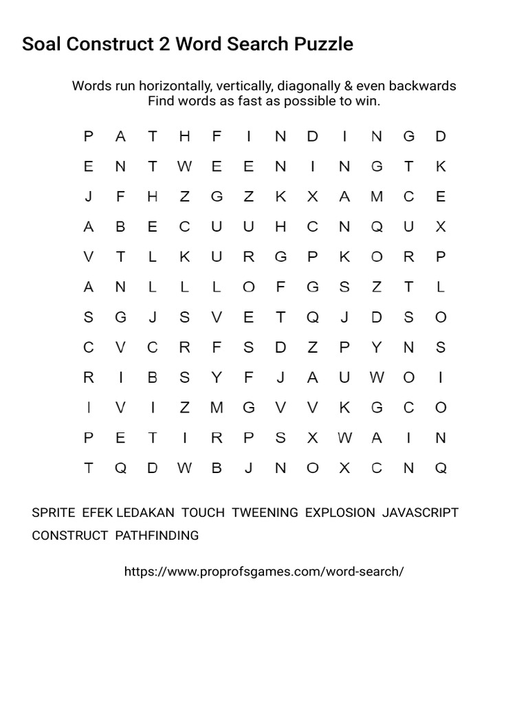 SOAL CONSTRUCT 2 | PDF