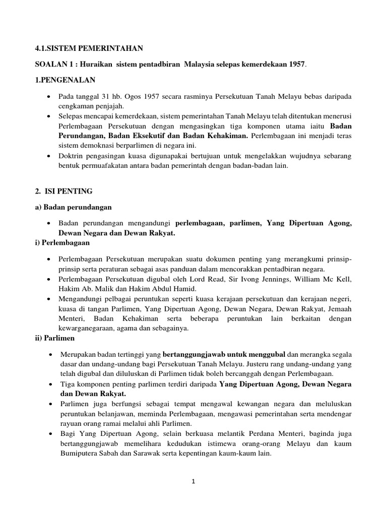 Nota Sej S3 - BHG A - Tema 4 - 30 Jan 2023 | PDF