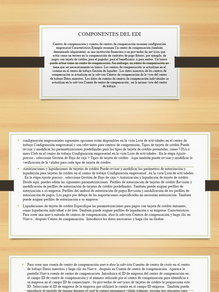 Componentes Del Edi | PDF | Logística | Compensación (Finanzas)