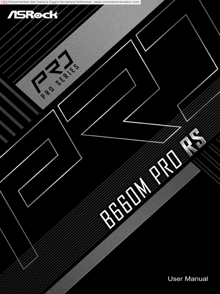 B660M Pro RS | PDF