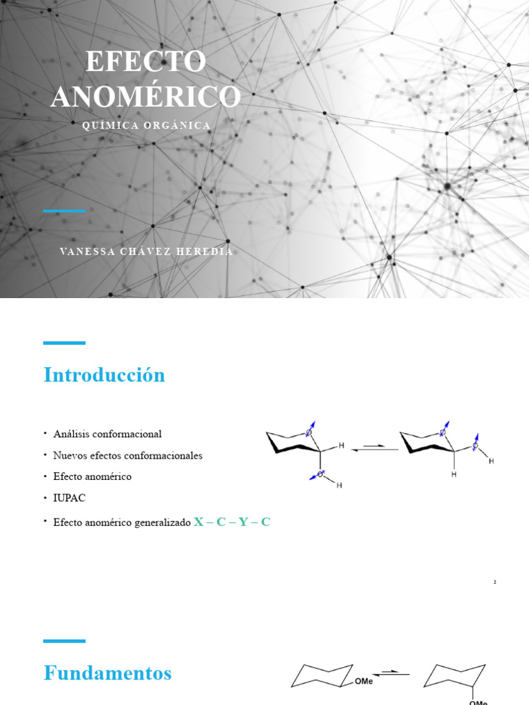 Efecto Anomérico | PDF | Enlace químico | Química