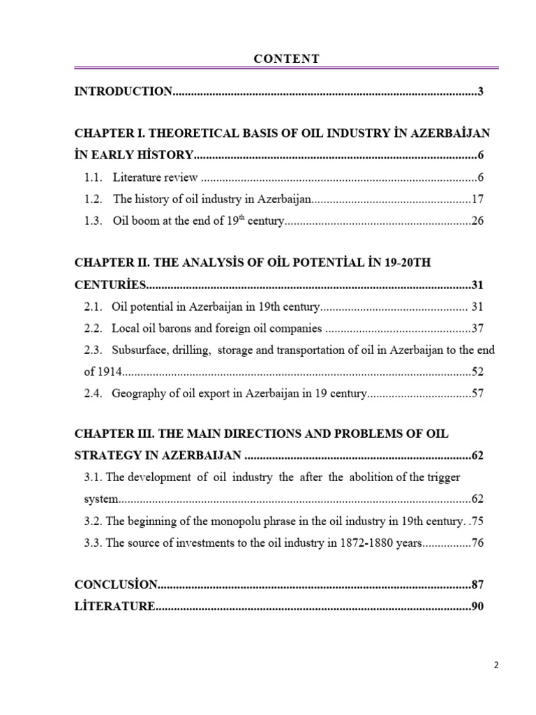 Full Dissertation | PDF | Azerbaijan | Petroleum
